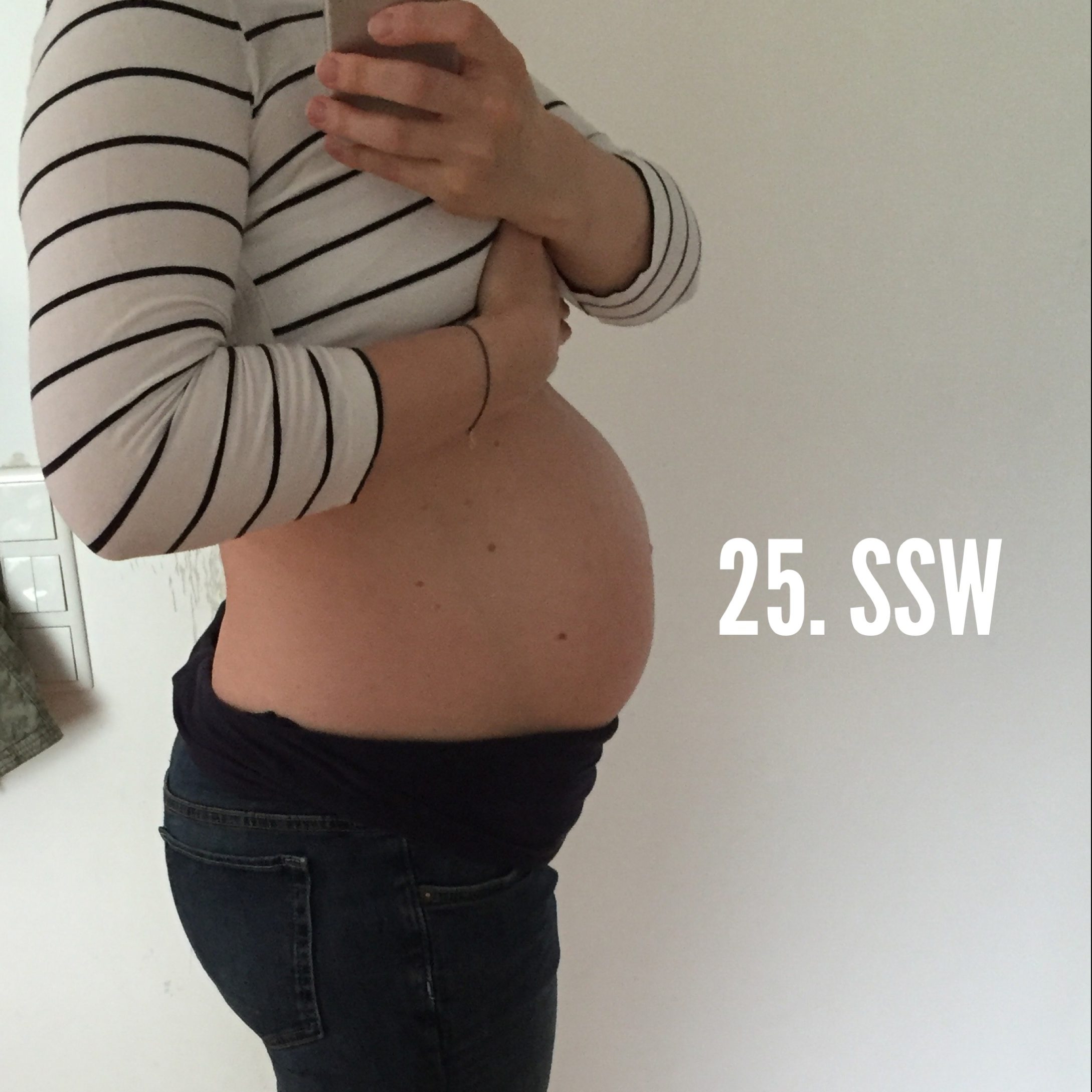 Schwangerschaftstagebuch: 25. und 26. SSW - LÄCHELN UND WINKEN