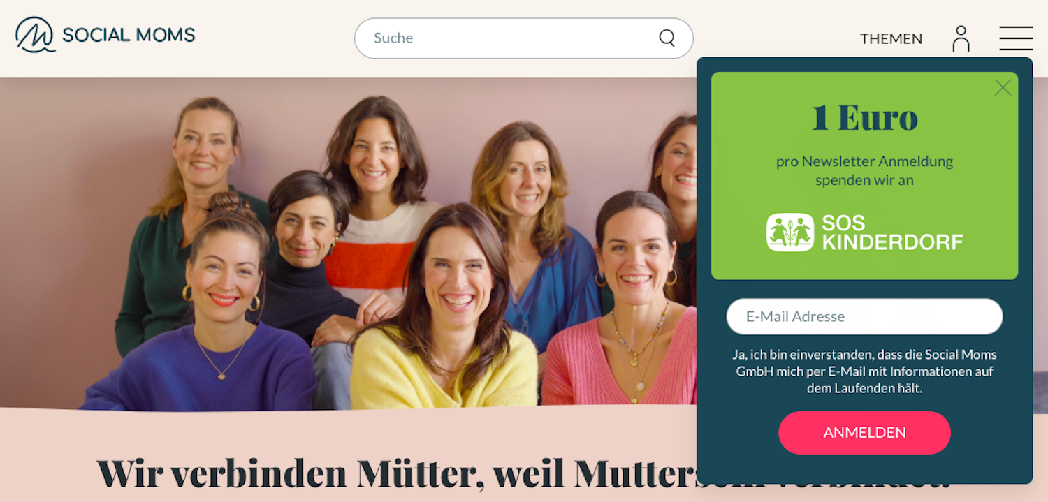 SOCIAL MOMS: Zwei Mütter und ein großer Traum - LÄCHELN UND WINKEN